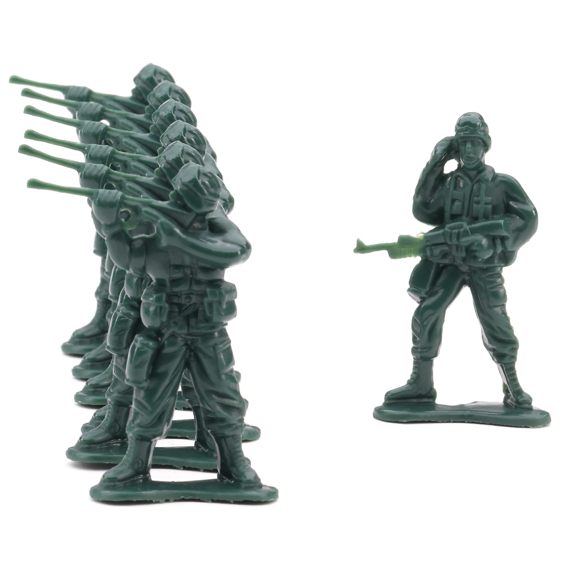 Army Men Action Figures Playset – 100 Realistic Plastic Soldiers for ...