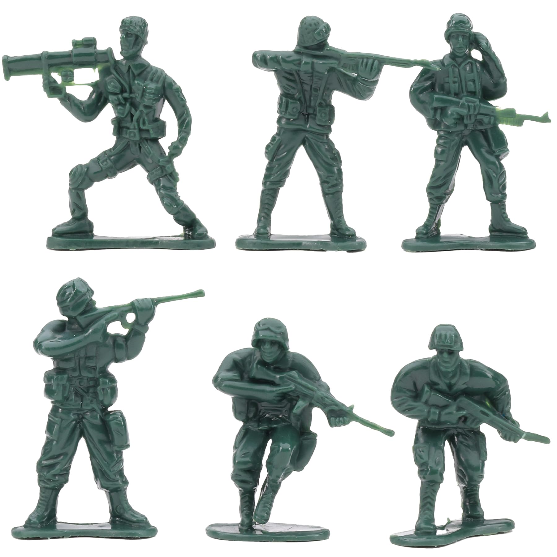 Army Men Action Figures Playset – 100 Realistic Plastic Soldiers for ...