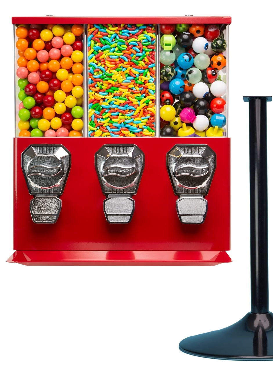Buy bulk Triple Vending Machine with Interchangeable Canisters ...