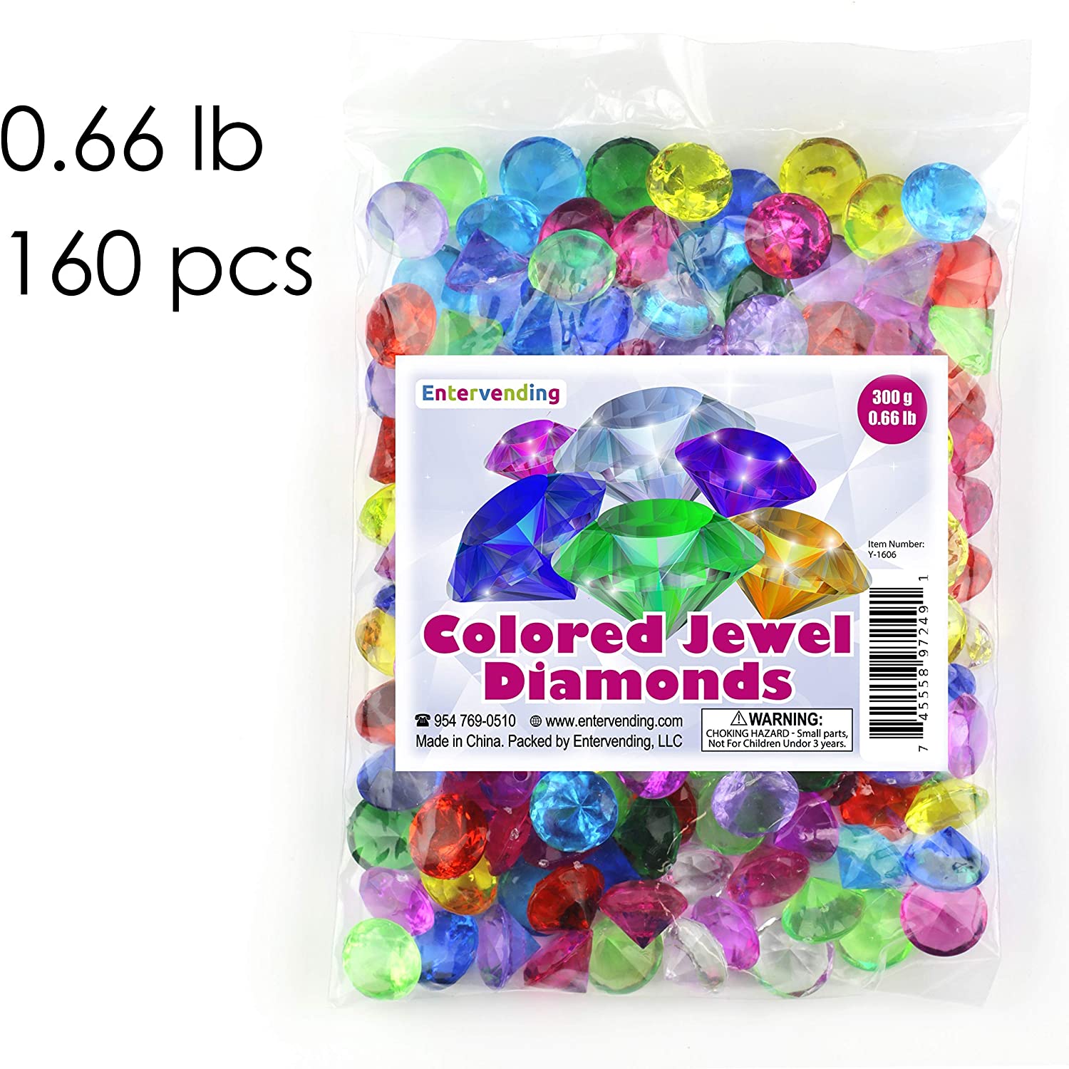 Buy Plastic Diamond Gems for Pirate Treasures - EnterVending