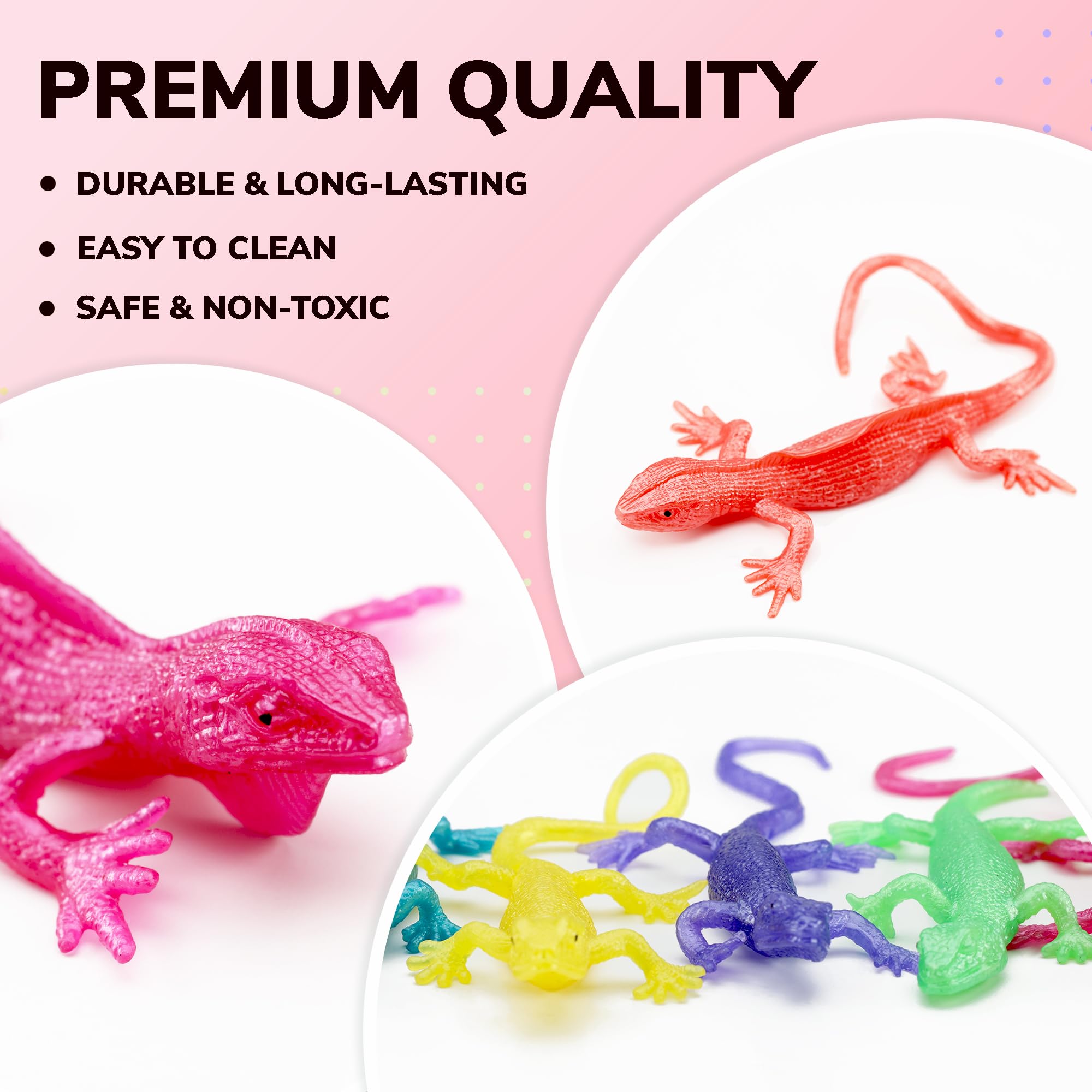 Buy 4" Stretch Lizard 100 pcs in bulk - EnterVending