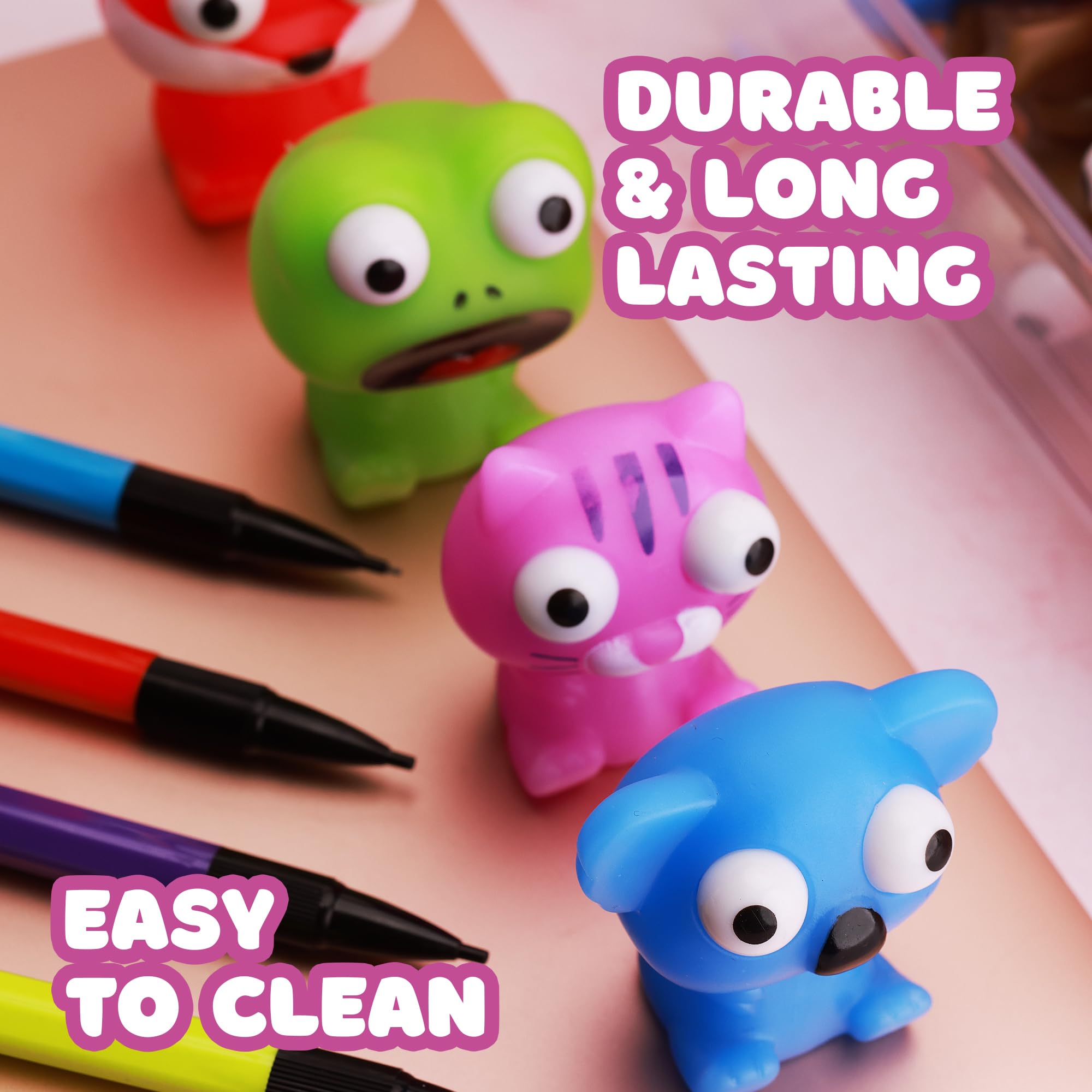Surprise Toy Capsules – Eye Popping Animal Squishy Toys in Pre-Filled ...